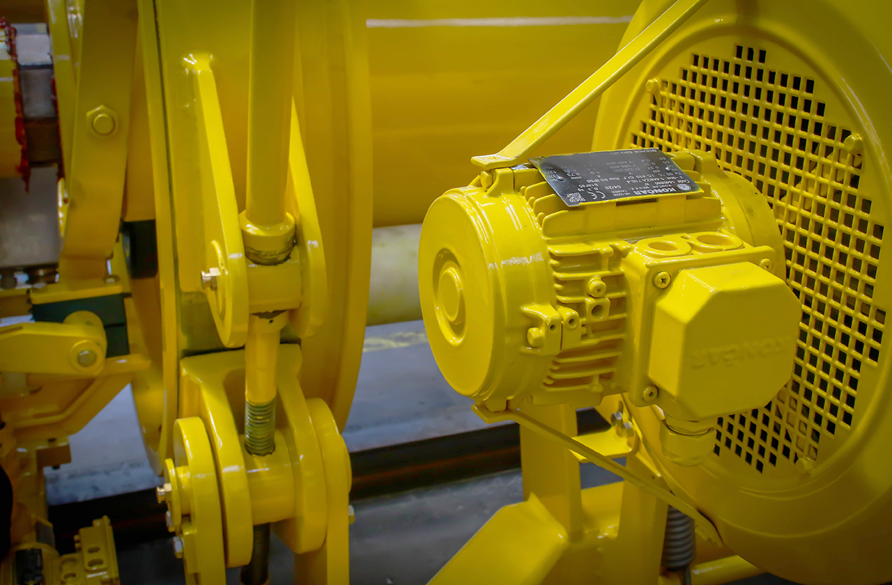 Slipway Winches - Winches with advanced safety features