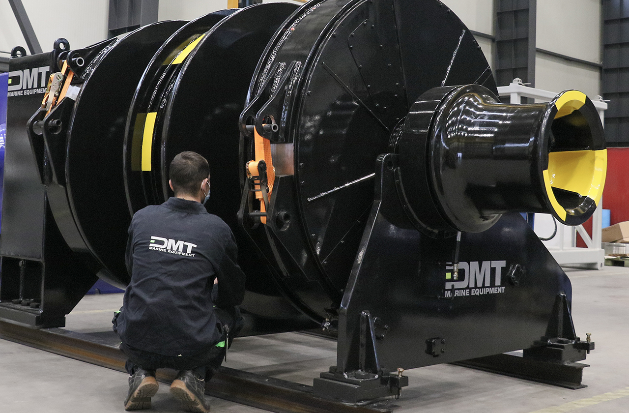 Towing Winches - DMT your trusted winch provider for tugboats