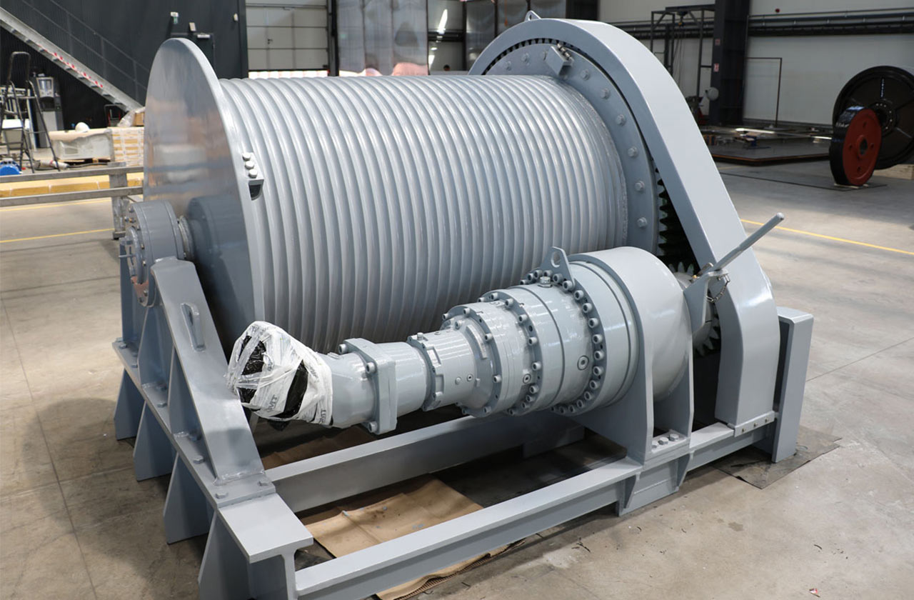 Spud Pole Winches - DMT MARINE EQUIPMENT
