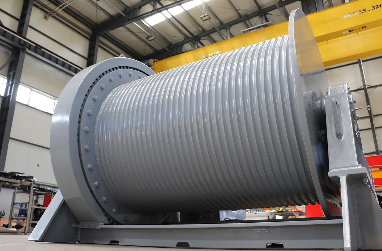 Spud Pole Winches - DMT MARINE EQUIPMENT