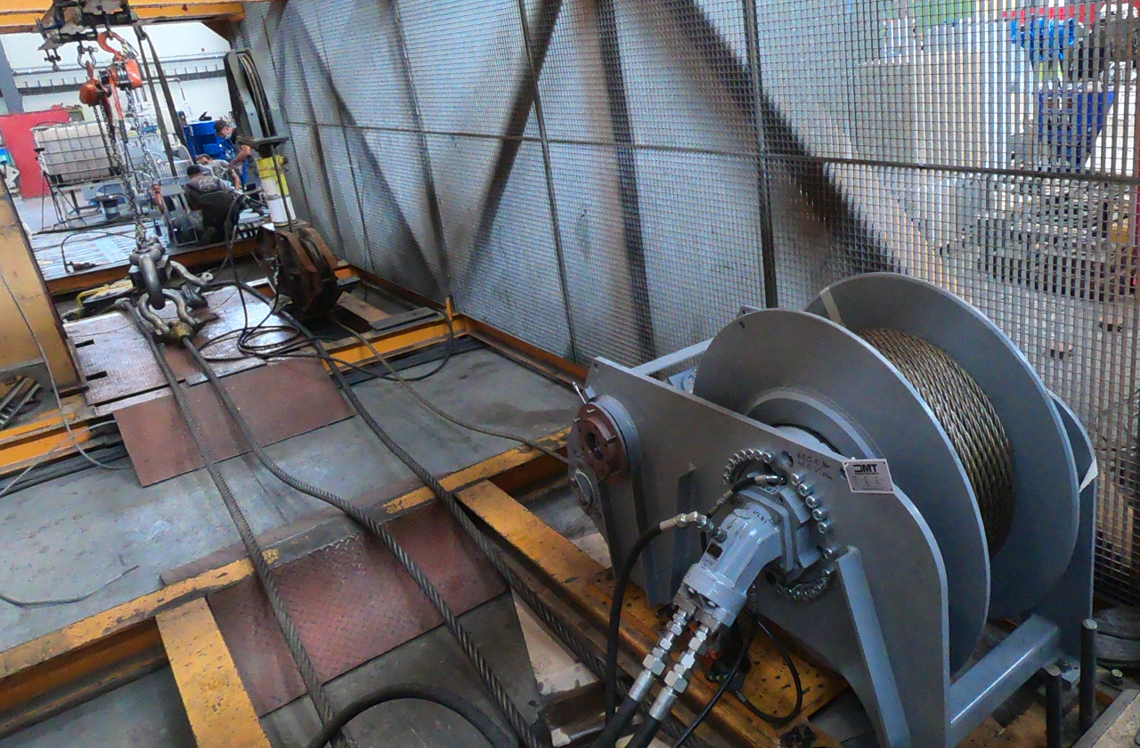 Inhaul Winches - Precise control during complex sea operations