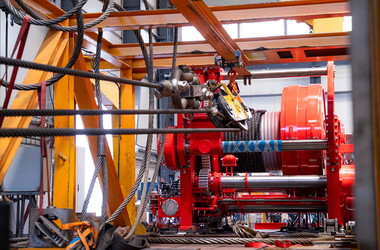 Transverse Mooring Winches - Successful testing in-house