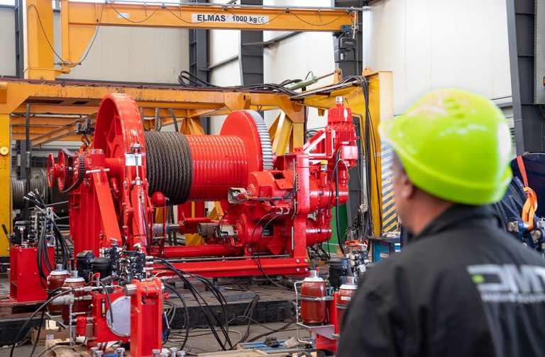 Longitudinal Mooring Winch - DMT Successful In-House Testing