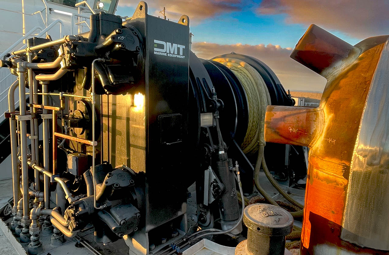 Winches - Standard or Tailormade - DMT Marine Equipment